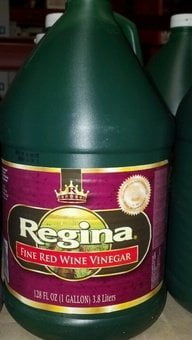 (Price/Case)Regina 520420 Regina Red Wine Vinegar 1 Gallon - 4 Per Case ...