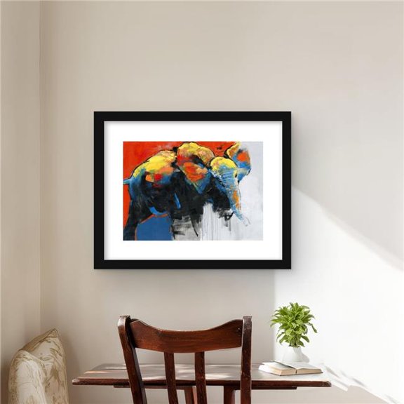 Begin Home Decor C1FM1620OUETC4 16 x 20 in. Colorful Abstract Moving ...