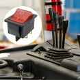 Double Pole Single Throw Rocker Switch, Heavy Duty Illuminated Toggle ...
