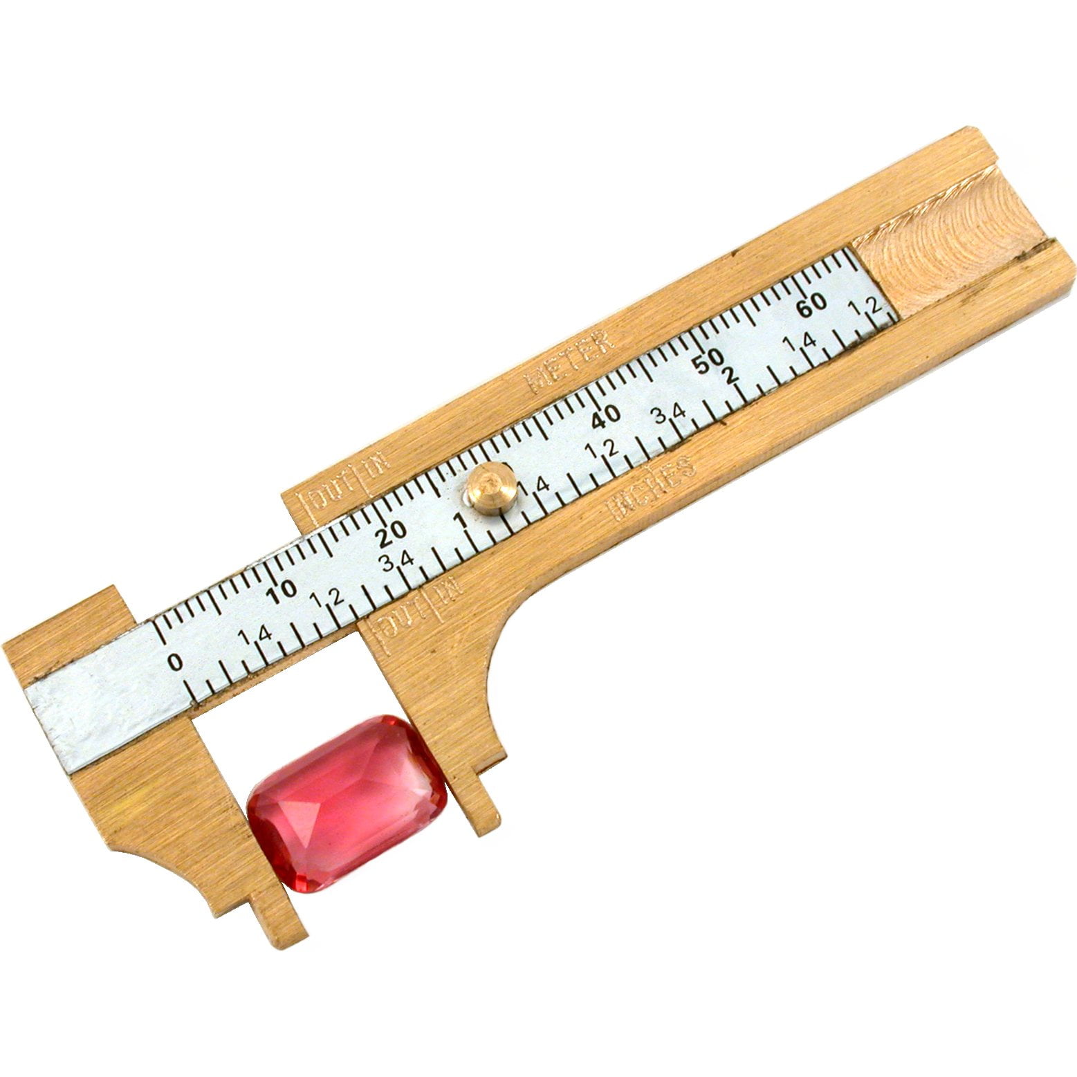 Brass Sliding Millimeter Gauge Tool Gem Bead Size 65mm - Walmart.com ...