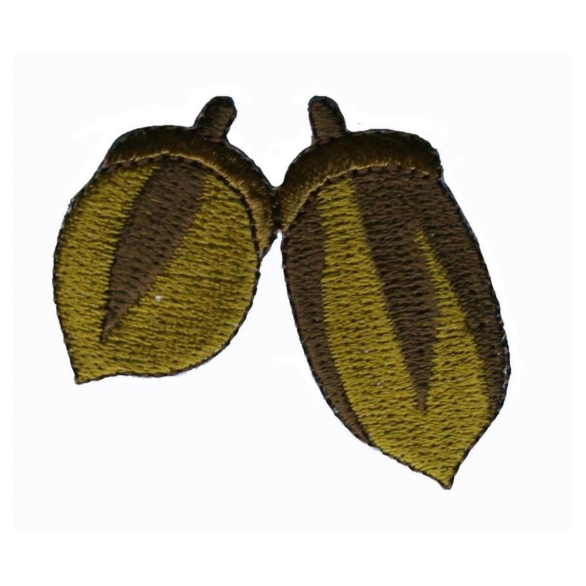 ID 1389 Pair of Acorn Patch Fall Nut Harvest Embroidered Iron On ...