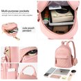 Vbiger Women Backpack 2 In 1 Pu Leather Shoulders Bag Chic School Bags