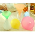 5 Pcs Candy Colors Plastic Funnel Set for Quick and Clean Transferring ...