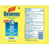 Desenex Antifungal Absorbent Powder 3 oz for Athlete's Foot & Fungus ...
