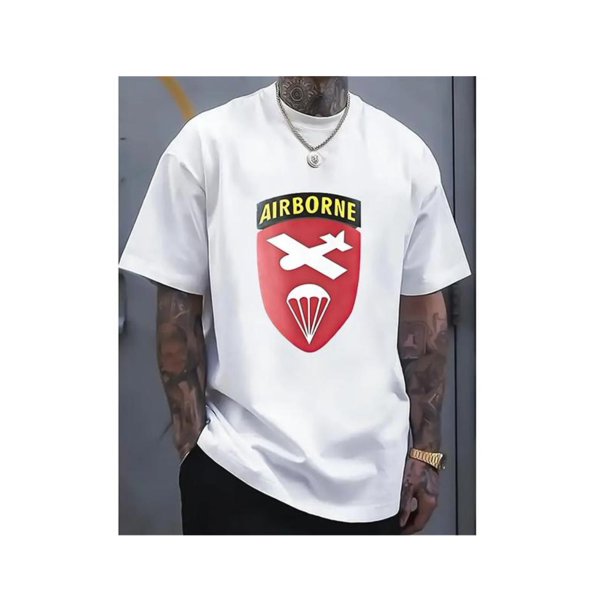 Camiseta para hombre inspirada en la División Aerotransportada - Verde ...