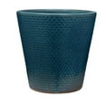 Ceybo Southern Patio CRM-090786 Peyton Medium 11.8 in. Dia Blue Ceramic ...