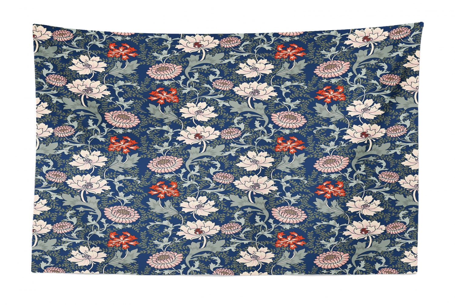 Bird Tapestry, Cuckoos Pigeons Pattern Flying Characters Wings Exotic ...