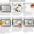 3 Sheets PVC Waterproof Decorative Stickers Self Adhesive Decals for ...