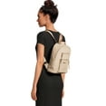 Madden NYC Women's Mini Backpack with Embellished Pouch, Beige ...