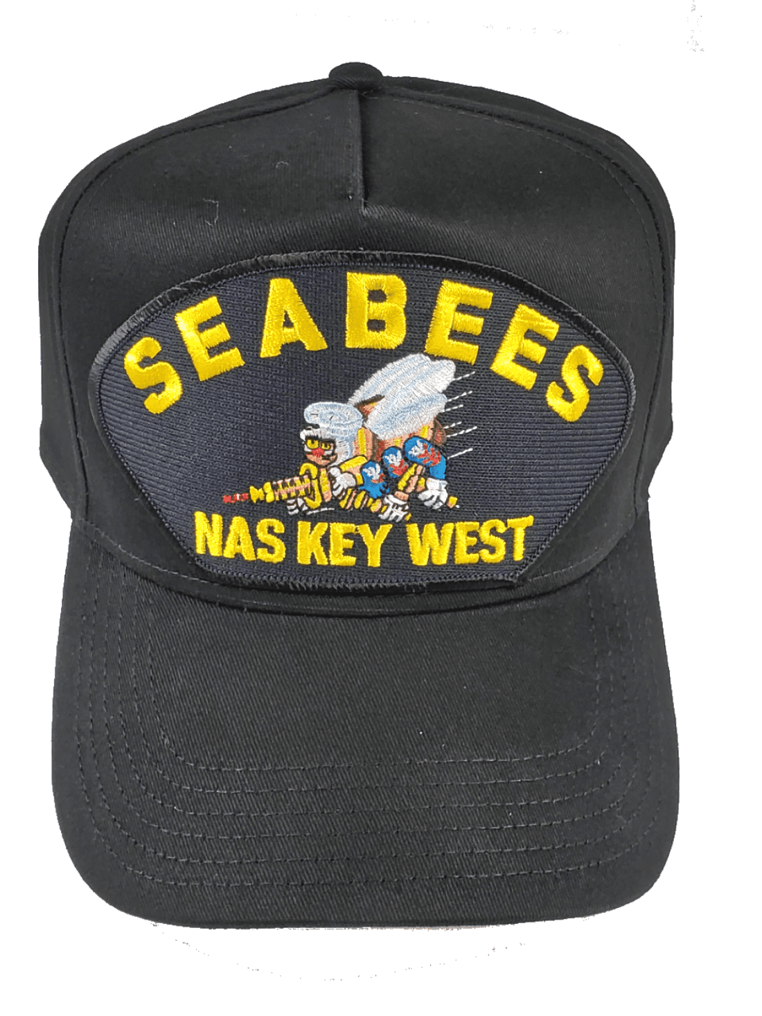 Seabees Naval AIR Station NAS Key WEST HAT - Black - Veteran Owned ...