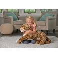 Cuddlekins Jumbo African Leopard Plush Stuffed Animal by Wild Republic ...