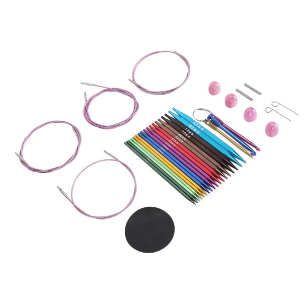 Circular Knitting Needle Set, Interchangeable 9 Pairs Circular Knitting ...