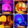 Ambient Night Lamp RGB LED Projection Light for Home 16 Colors &4 Modes ...