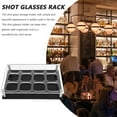 Acrylic Cup Holder Glasses Display Shot Shelf Cups Tray Holes Party ...