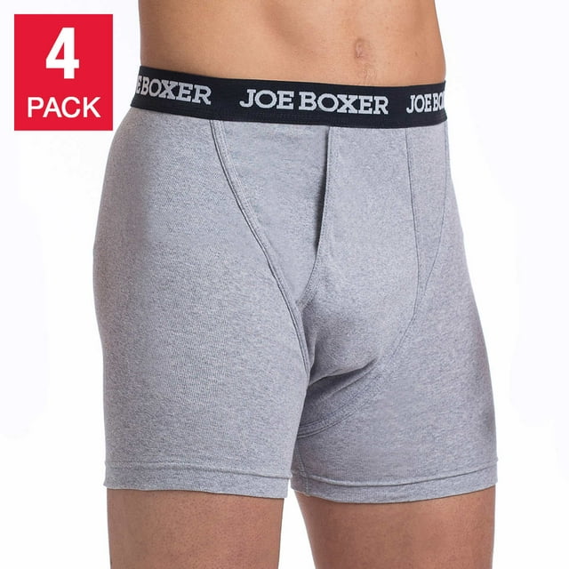 Joe Boxer Men's Boxer Briefs 4-pack, XL, Grey - Walmart.ca