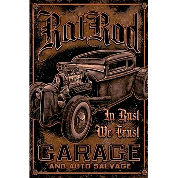 Vintage Pin Up Metal Signs