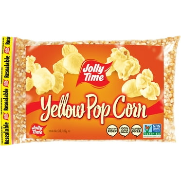 Jolly Time Organic Yellow Kernel Popping Corn, 20 Oz - Walmart.com