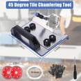 45 Degree Tile Chamfering Tool Angle Grinder Stand, Adjustable Angle ...