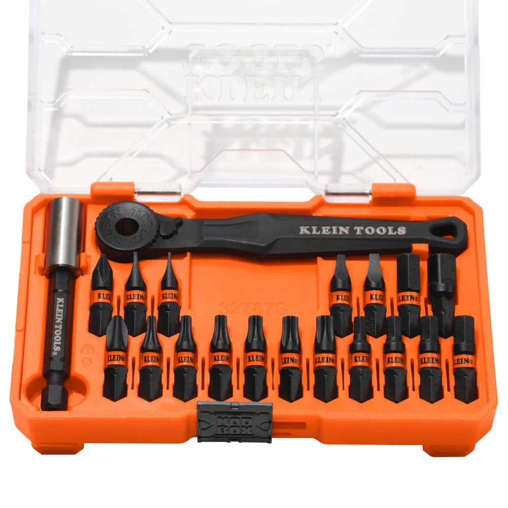 Juego de Puntas KLEIN TOOLS 32787S Micro-Ratchet Slim ProFlex 20 piezas ...