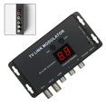 TM70 UHF TV LINK Modulator AV to RF Converter Extender with Channel ...