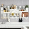 Vtin 22 Piece Pegboard Combination kit, 3 Peg boards and 18 Accessories ...