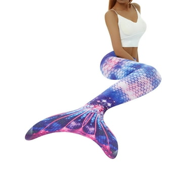 Sun Tail Mermaid Swim Set; Blue Lagoon Mermaid Tail + Turquoise Monofin ...