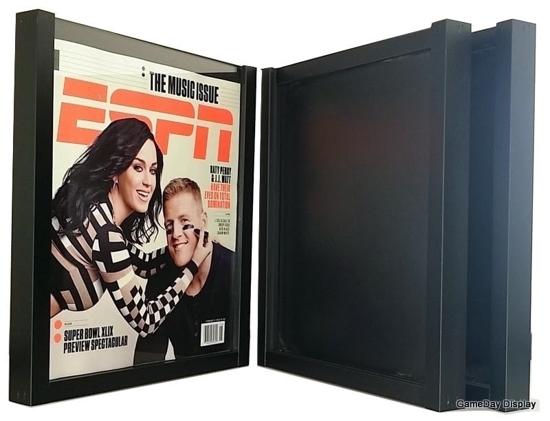 Magazine Display Frame Case Black Shadow Box ESPN Rolling Stone Lot of ...