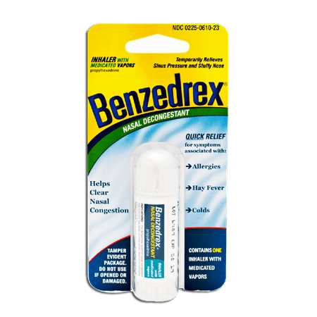 Benzedrex Nasal Decongestant Inhaler - Walmart.com - Walmart.com
