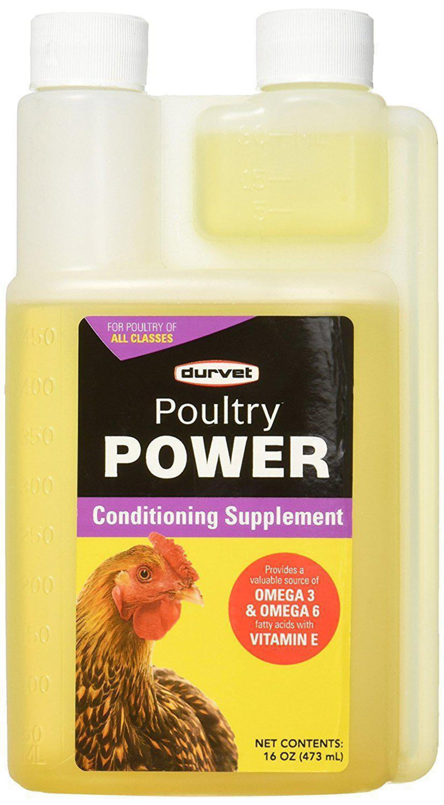 Durvet Poultry Power Conditioning Supplement Omega 3 6 16 oz. - Walmart.com