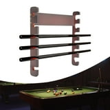 Miumaeov 6 Sticks Pool Wall Mounted Rack Billiard Cue Holder Horizontal ...