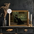 Affixzi Victorian Woman Reading Wall Art Print, Dark Academia Decor ...