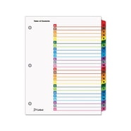 Cardinal OneStep Printable Table of Contents Dividers, 12-Tab, 11 x 17 ...