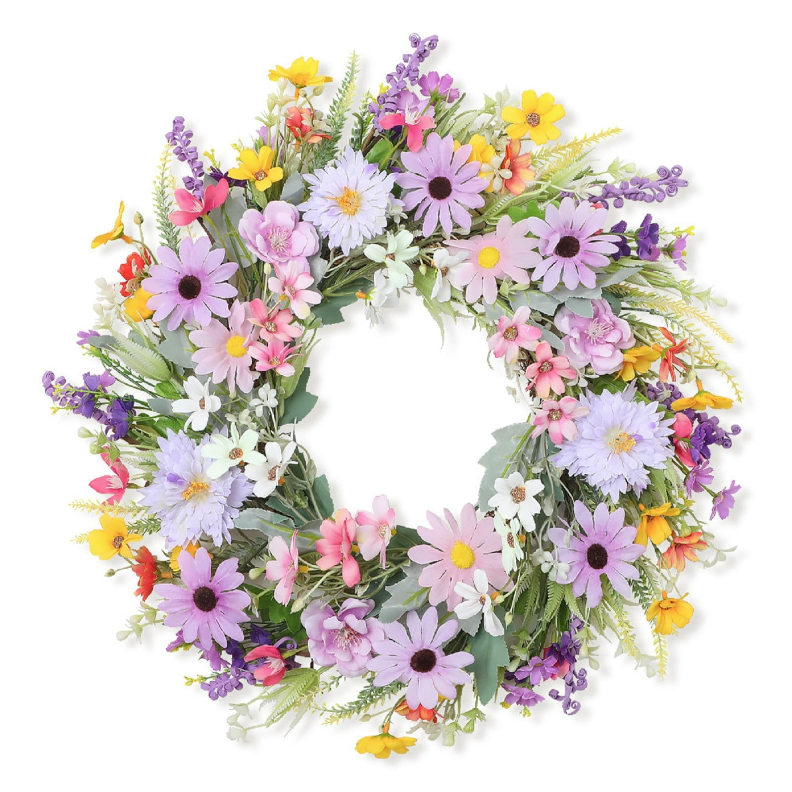 Click here for Mianht Spring Wreath For Front Door With Artificia... prices