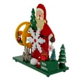 9.25" Wooden Santa Claus and Winter Wonderland "Merry Christmas ...