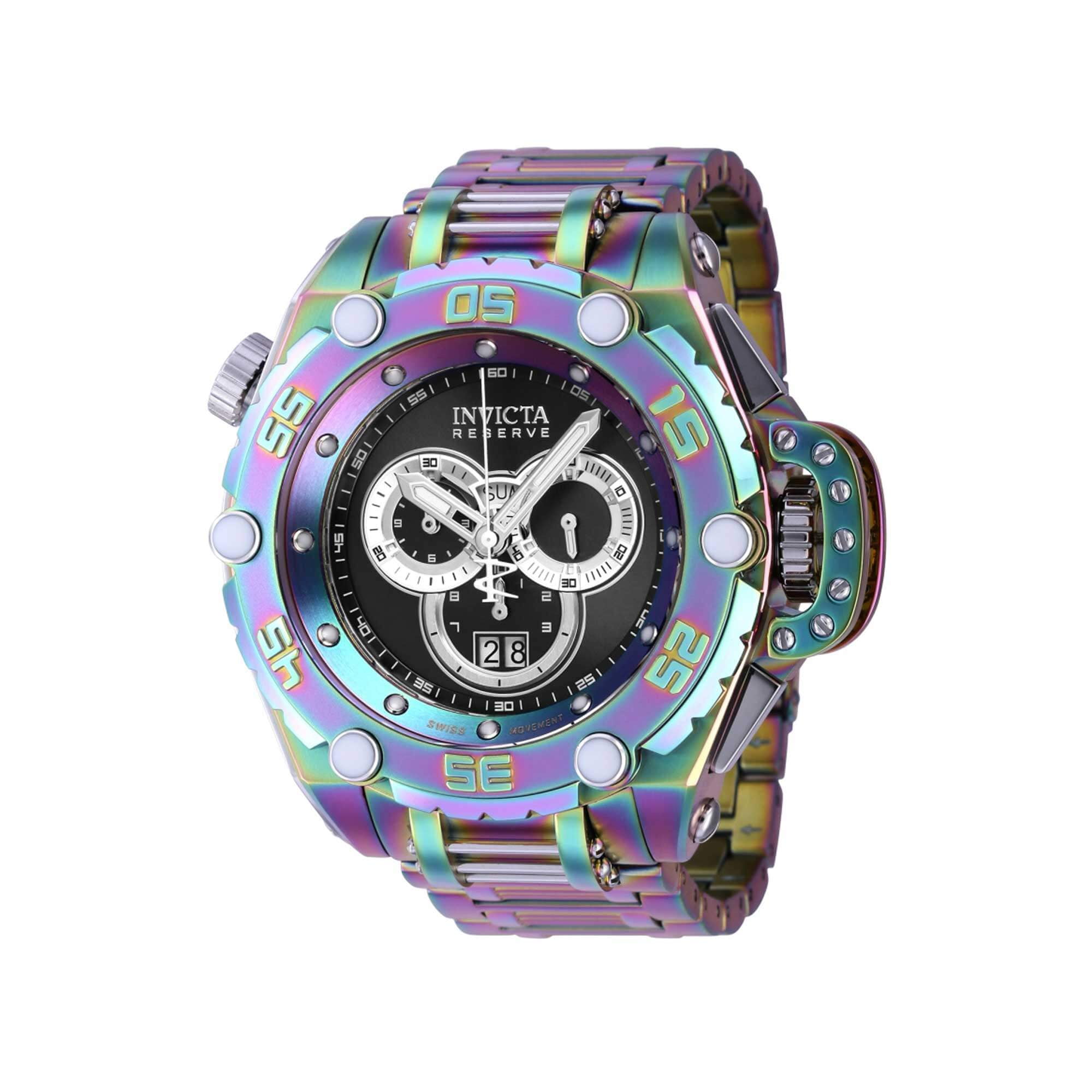 Invicta 39554 Men's Reserve Flying Fox Iridescent Bracelet Watch ...