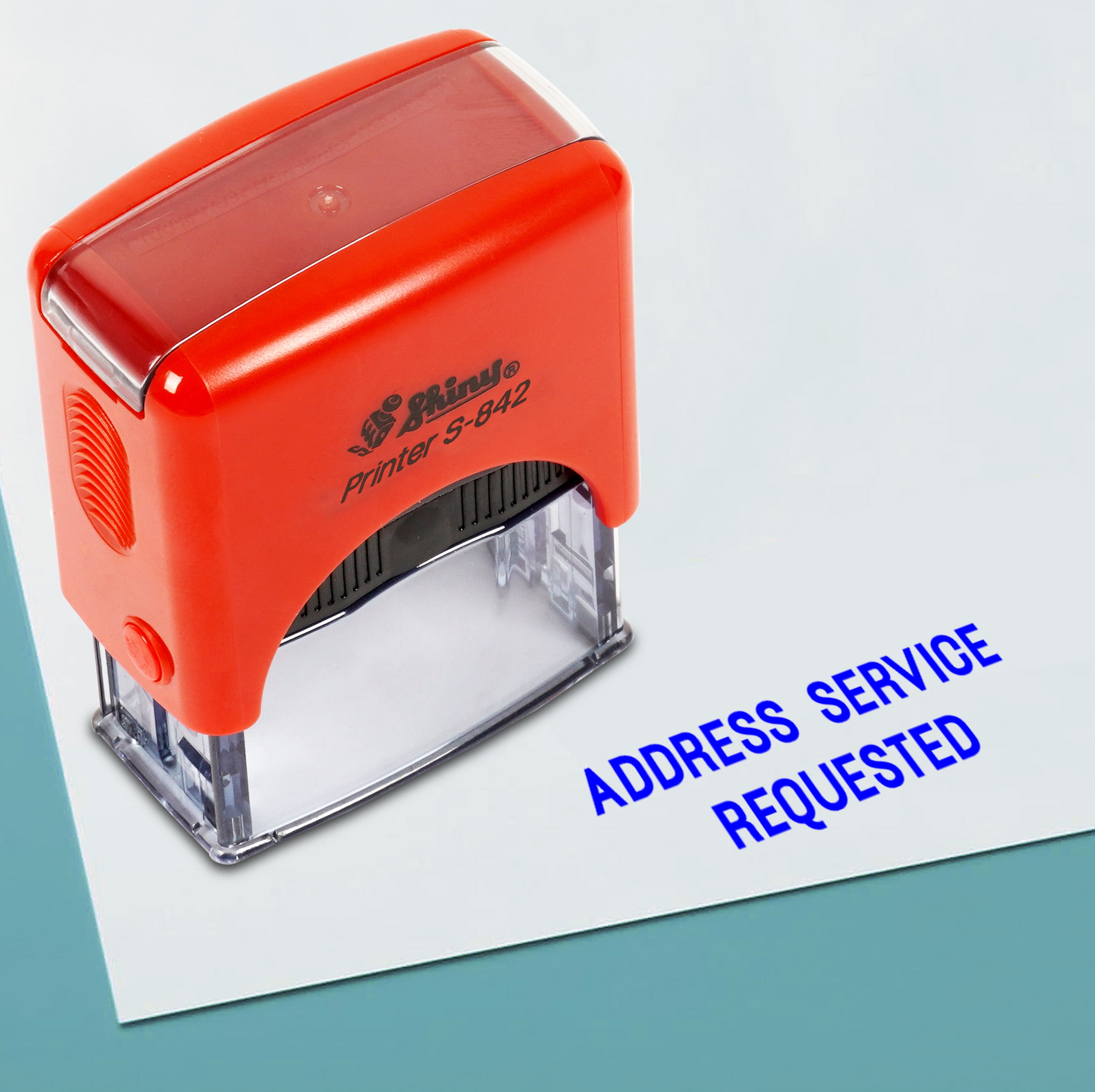 Printtoo Address Service Requested Self Inking Rubber Stamp Pre,Inked ...