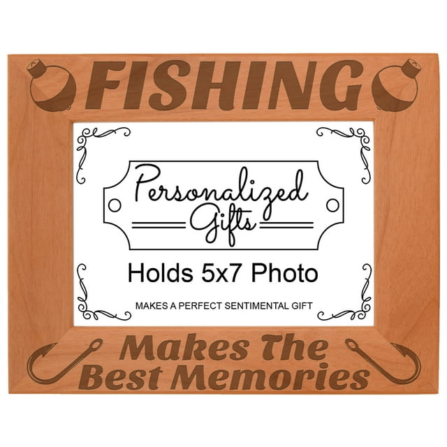 ThisWear Fish Photo Frame Fishing Makes the Best Memories Fish Gift ...