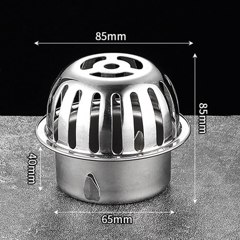 Gutter Guard Strainer Stainless Steel Sink Anti-Clogging Debris Stopper ...