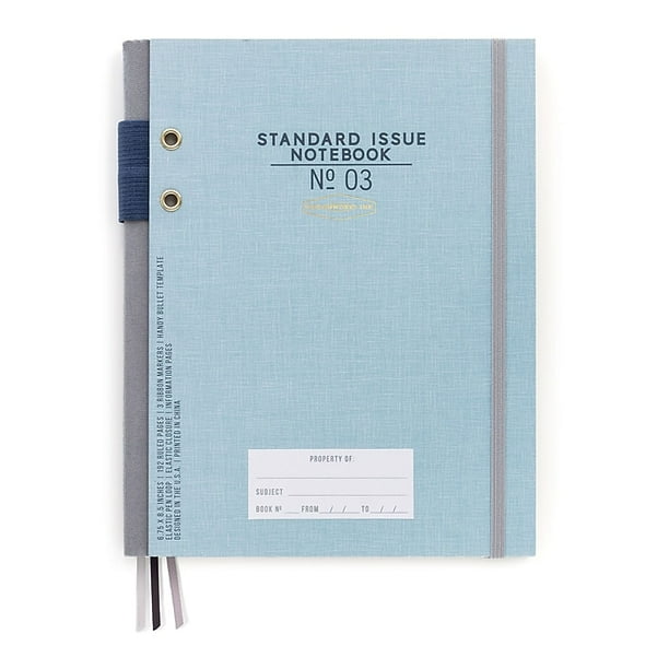 designworks ink standard issue bound personal journal, blue - Walmart ...