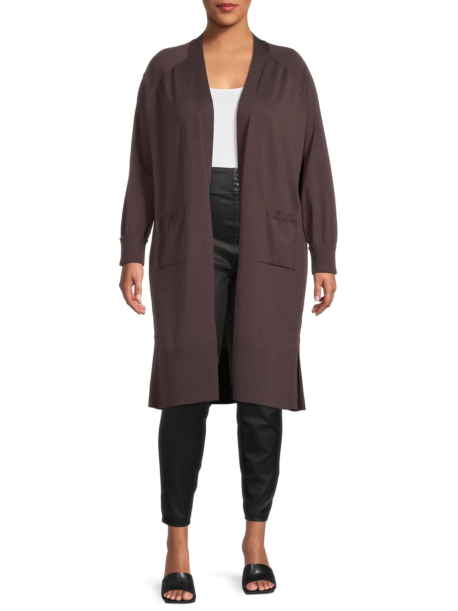 Terra & Sky Women's Plus Size Duster Cardigan - Walmart.com