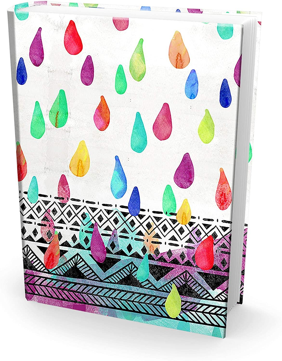 Eucatus 8"x10" Nylon Multi-Color Raindrops Book Cover, 1 Pack - Walmart.com