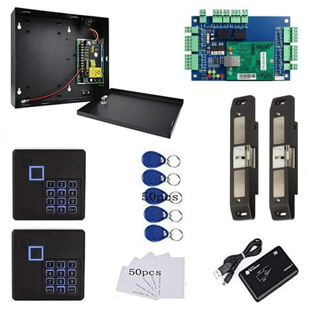 Two Doors Smart Access Control for Fire Exit Door Rim Exit Devices with ...