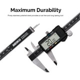 NEIKO 6 Inches Digital Caliper, Stainless Steel, Large LCD, Metric ...