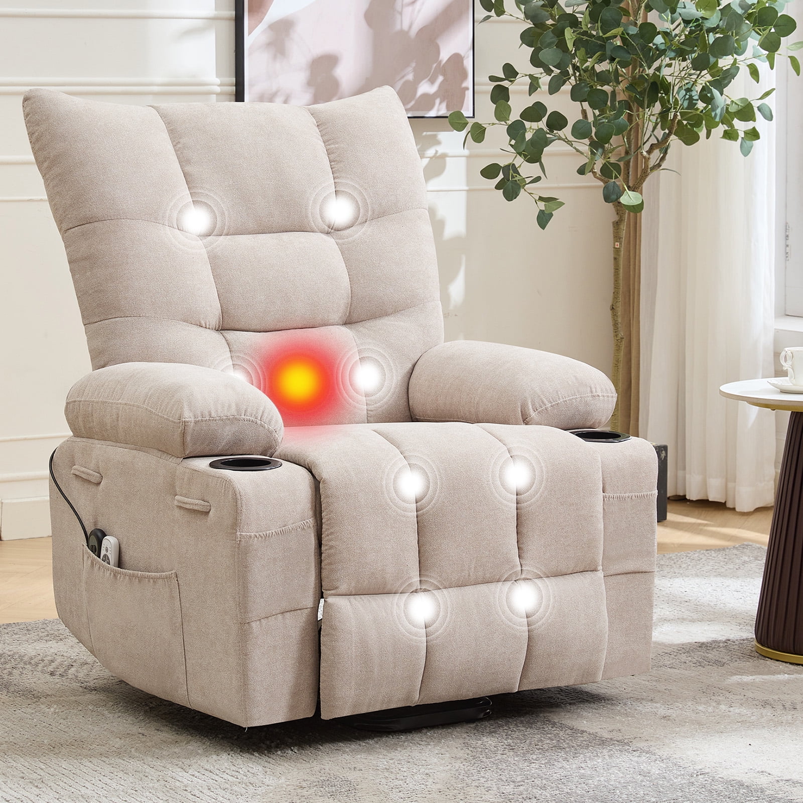 Click here for Ourlova Power Lift Recliner Chair - Electric Massa... prices