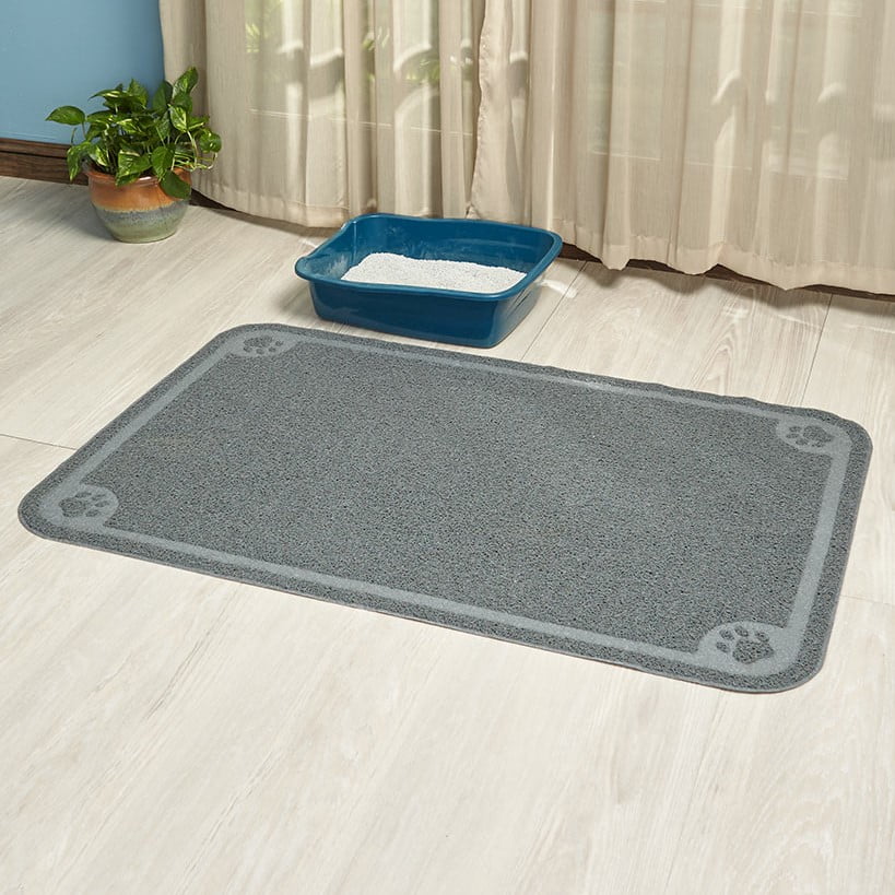 Buy The Lakeside Collection Cat Litter Mat for Flooring Protection ...