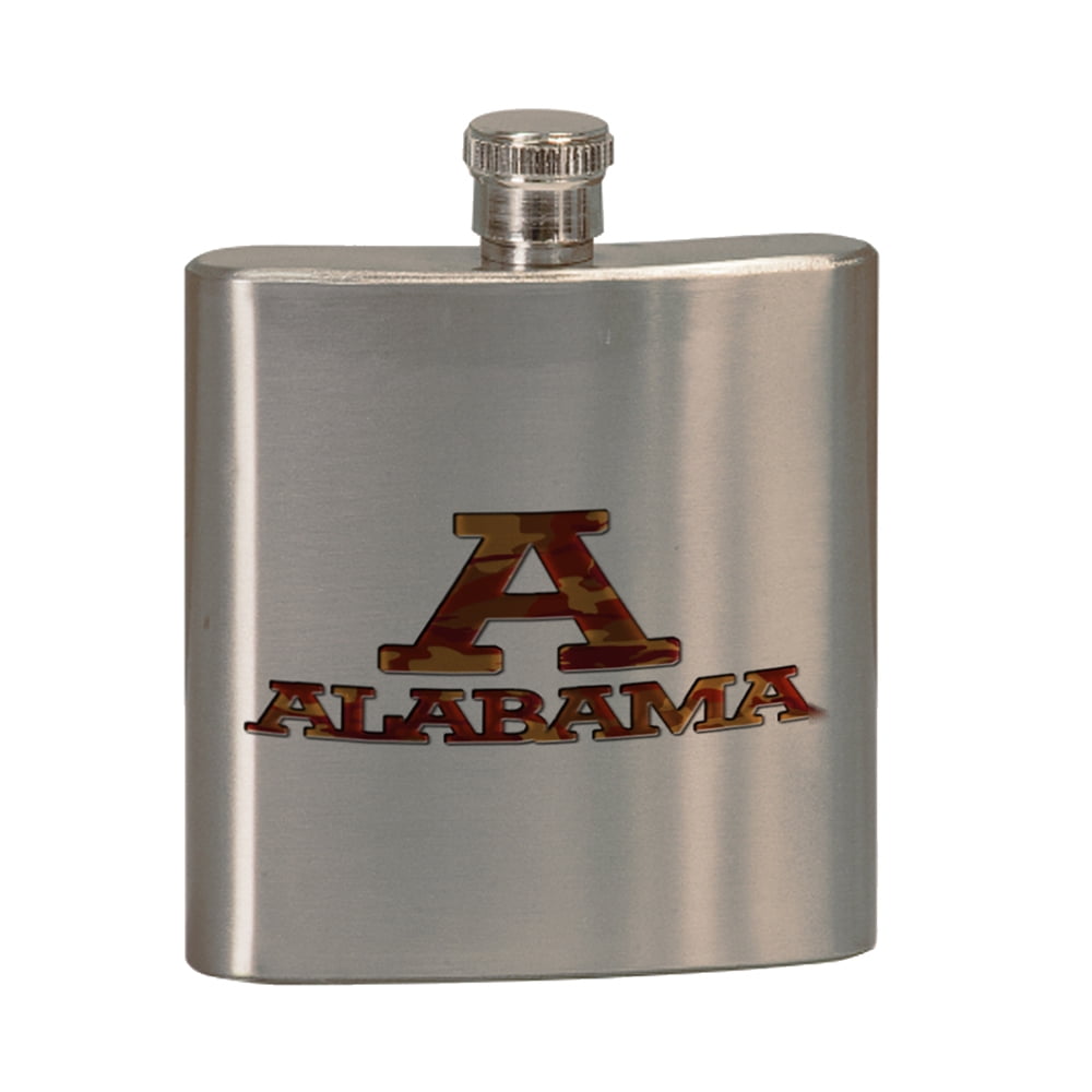 KuzmarK 6 oz. Stainless Steel Flask Set in Rose Wood Presentation Box ...