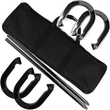 Horseshoe Set- Full Outdoor Classic Horse Shoe Game Set with Easy to ...