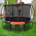 Jumpfly Trampoline Ladder, 42" H, 2 Steps with Wide Steps - Walmart.com