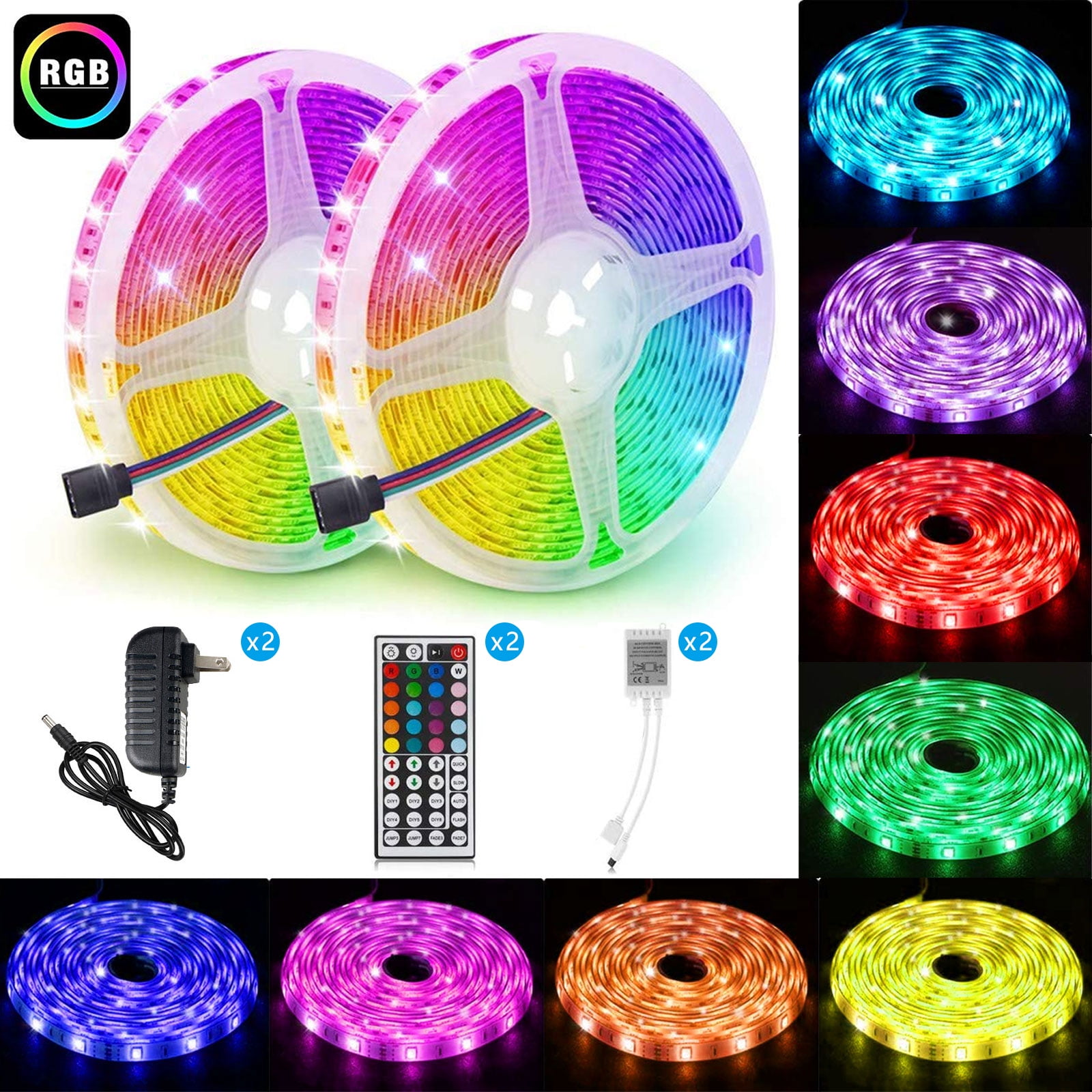 Click here for Htscf Led Strip Lights  16.4/32.8ft Rgb Led Light... prices