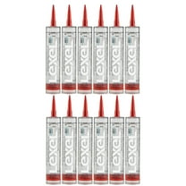 Sashco Lexel 12 Pack 10.5 oz Kitchen Bath Multi-Use Clear Paintable ...